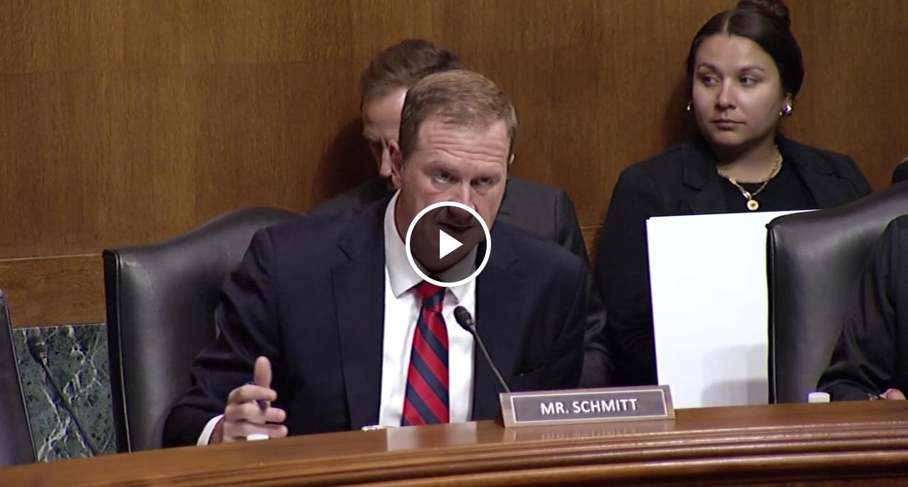 Senator Schmitt Chairs Judiciary Subcommittee Hearing on Ending DEI ...